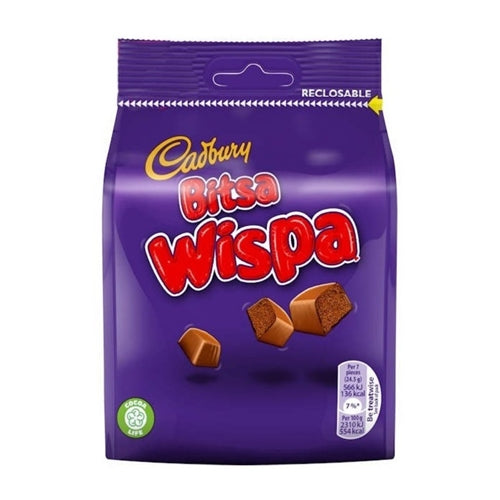 Cadbury Bitsa Wispa Pouch (85g) – Blackgold Foods Cadbury Bitsa Wispa Pouch (85g) – Blackgold Foods