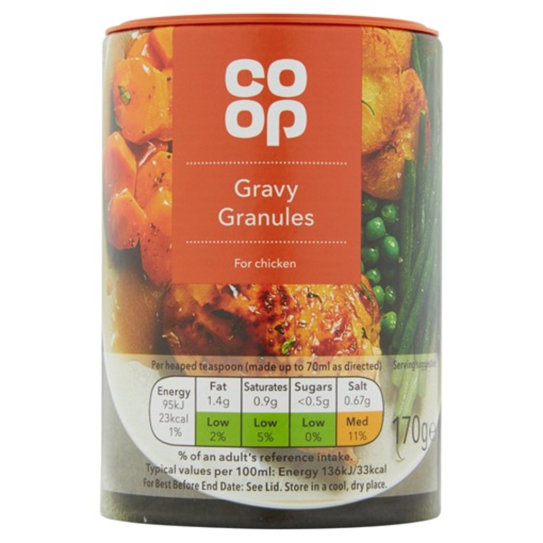 Co-op Gravy Granules Chicken (170g) – Blackgold Foods
