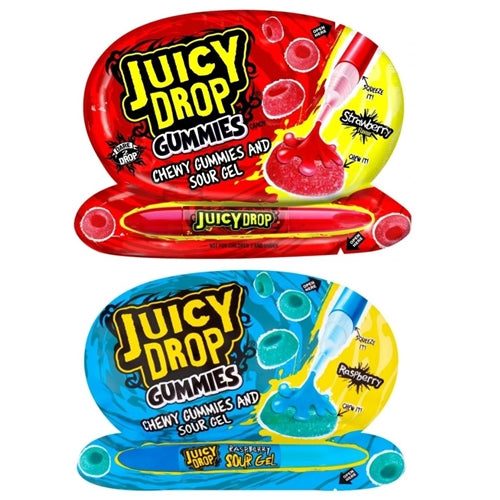 Topps Juicy Drop Gummies with Sour Gel Pen (57g) – Blackgold Foods