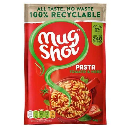 Mugshot Pasta Tomato & Herb (64g) – Blackgold Foods