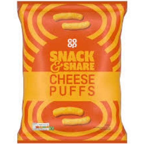 Co-op Cheese Puffs (150g) – Blackgold Foods