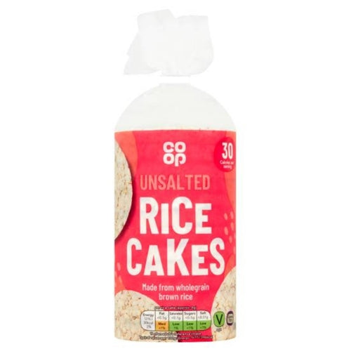 Co-op Rice & Tasty Unsalted Rice Cakes (100g) – Blackgold Foods