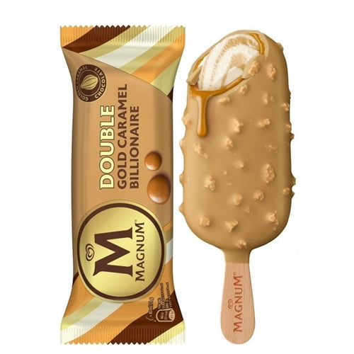 Mini Magnum Double Gold Caramel Billionaire (37ml) – Blackgold Foods