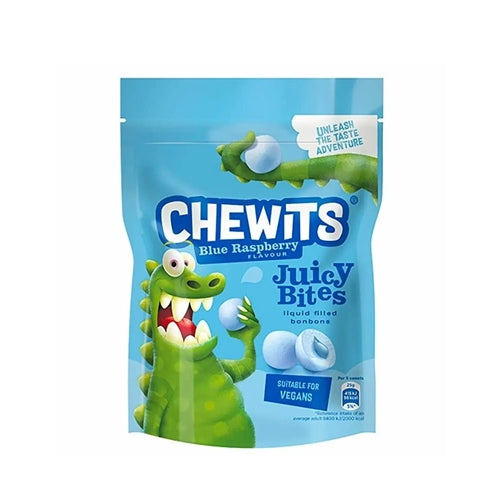 Chewits Blue Raspberry Juicy Bites (115g) – Blackgold Foods